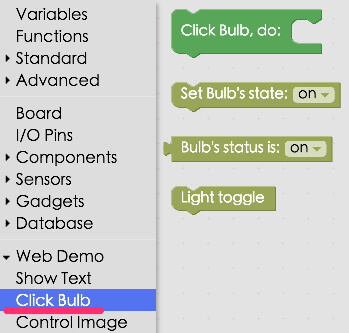 Project Example Control A Single Led Webduino Web Arduino