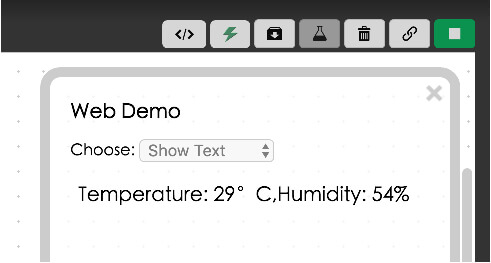Project Example 10 DHT Sensor Webduino Web Arduino