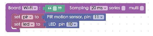 Project Example 15 PIR Motion Sensor Webduino Web Arduino