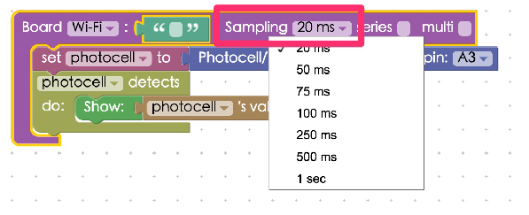 Project Example 17: Determine light levels with a photocell :::: Webduino = Web × Arduino