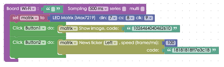 Project Example Using An Led Matrix Webduino Web Arduino