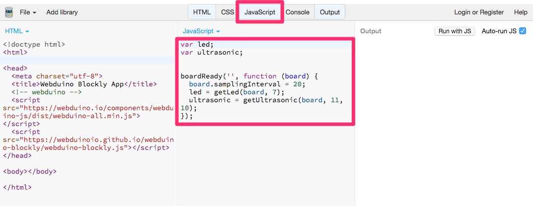Webduino Blockly Basic Guide Webduino Web × Arduino