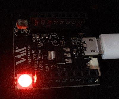 Photocell Of The Webduino Smart Webduino Web Arduino