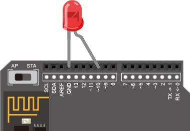 Project Example 1: Control a Single LED :::: Webduino = Web × Arduino