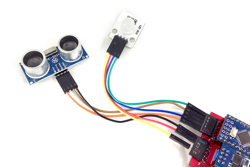 Project Example 8 Controlling RGB LEDs With An Ultrasonic Sensor