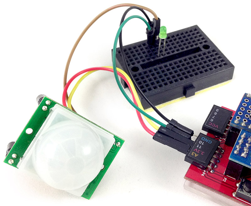 Project Example 15 PIR Motion Sensor Webduino Web Arduino