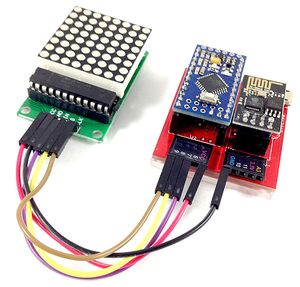教學範例 18LED 點矩陣顯示圖形 Webduino Web Arduino
