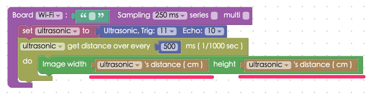 Project Example 6: Manipulating image size with an Ultrasonic sensor ...