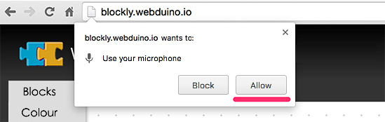 Project Example 22: Voice Activated LEDs :::: Webduino = Web × Arduino