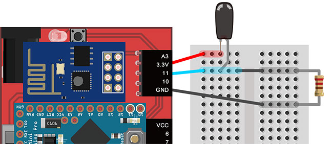 Project Example 11: Using a Shake Switch to change values :::: Webduino = Web × Arduino