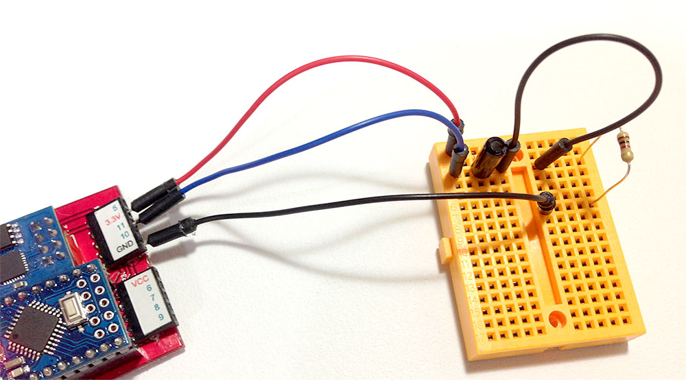 Project Example 11: Using a Shake Switch to change values :::: Webduino = Web × Arduino
